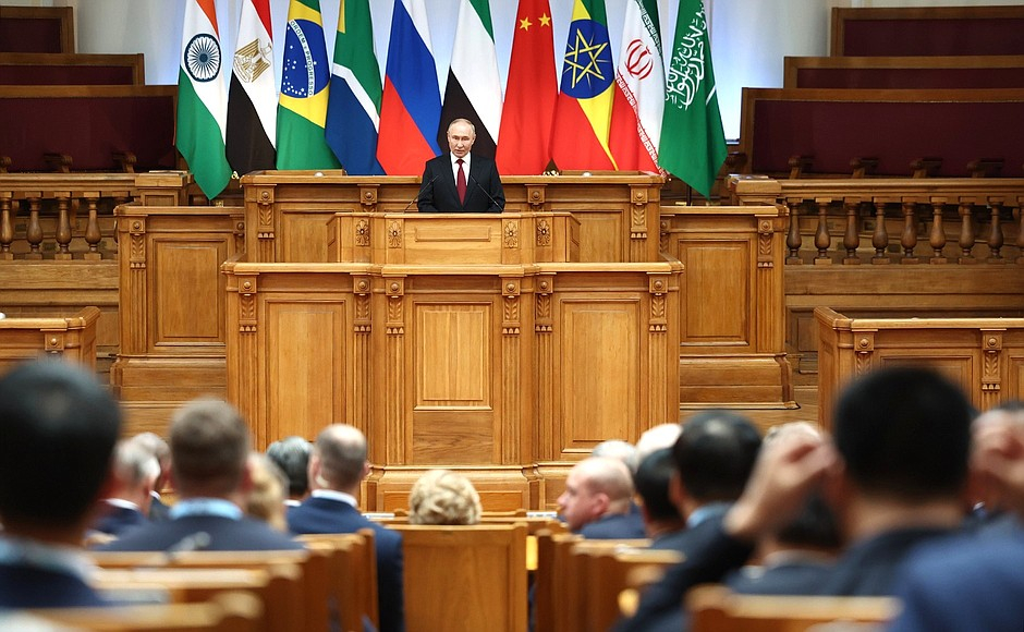 Russian President Vladimir Putins Statement At The Plenary Session Of